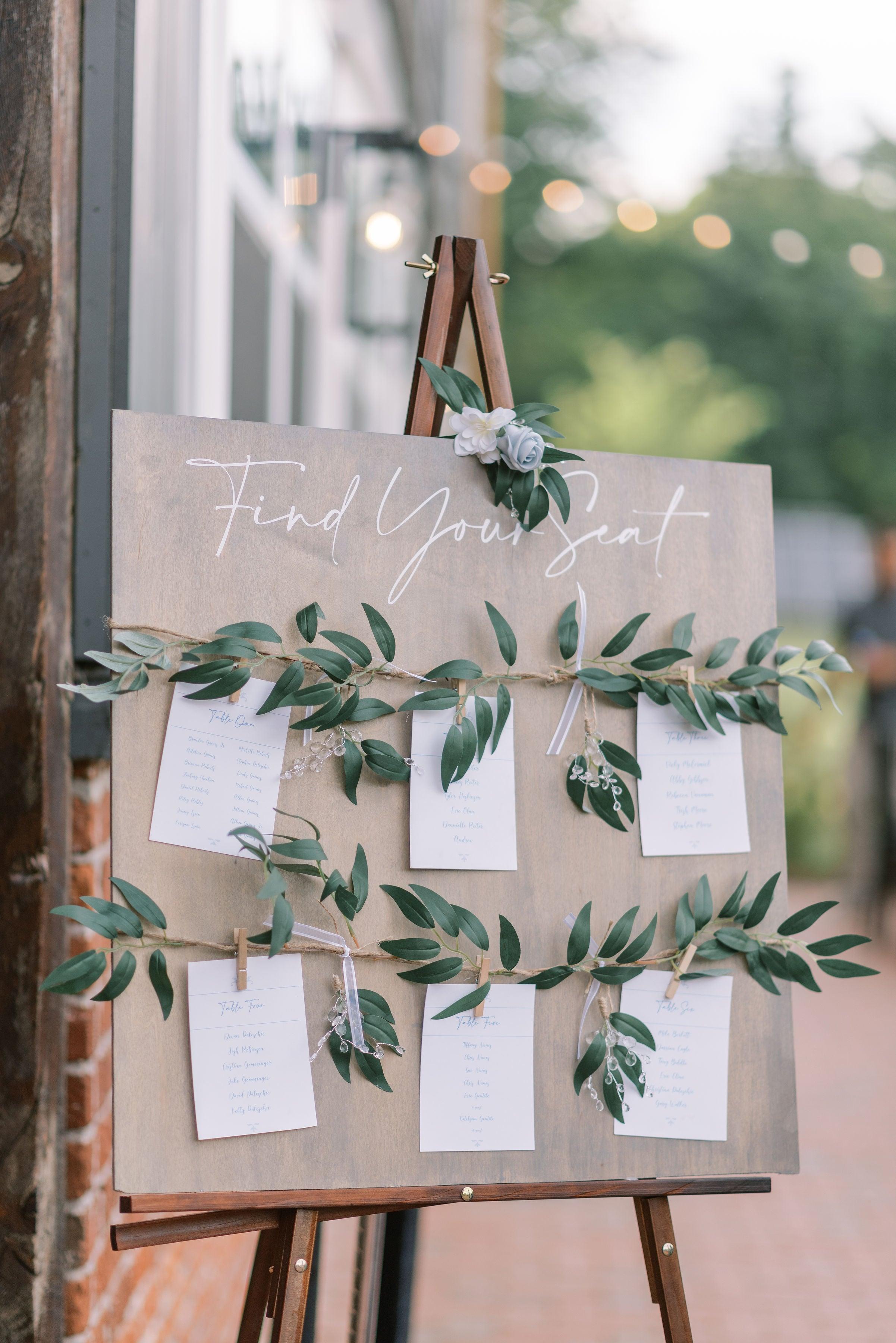 Rustic Seating Chart – Bloomwood